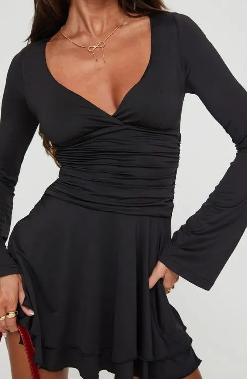 Princess Polly Canino Long Sleeve Minidress