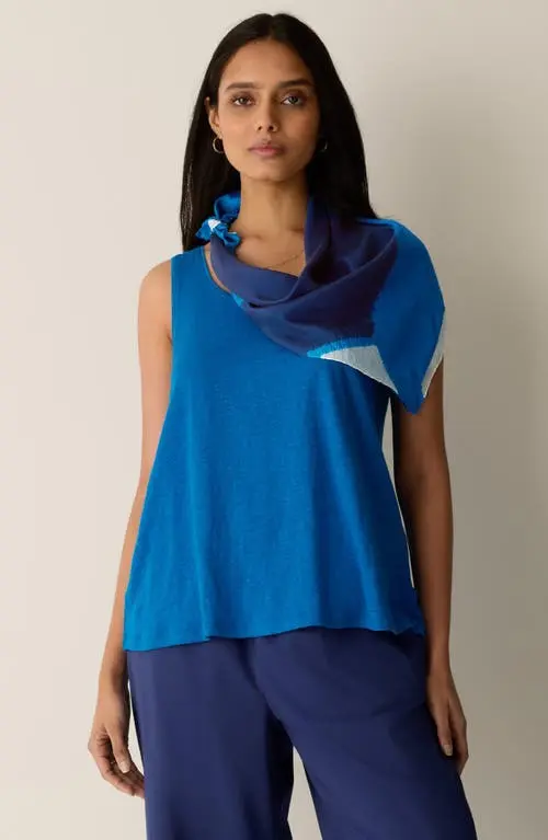 Eileen Fisher Silk Bandana With Hand-dyed Effect