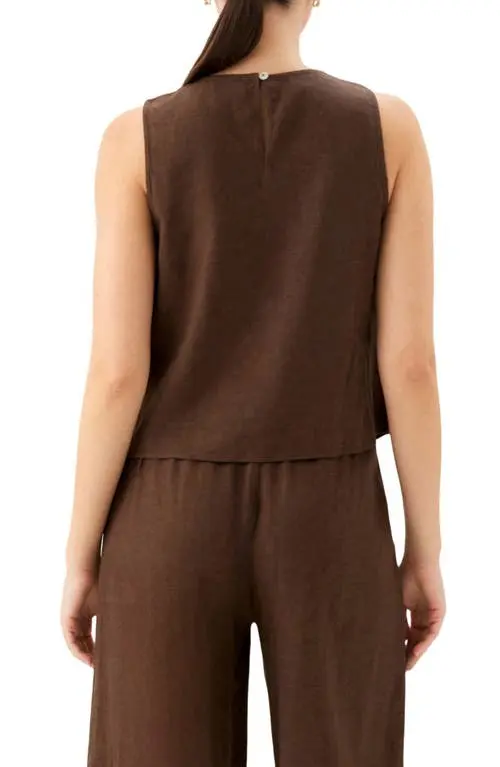 Fifteen Twenty Elina Embroidered Sleeveless Top