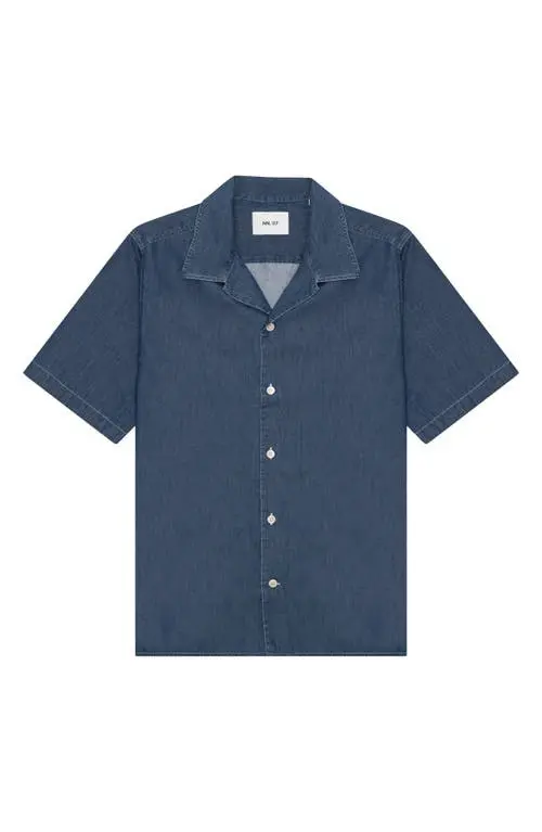 Nn07 Julio 5765 Denim Camp Shirt