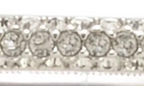 Nadri Pavé Crystal Hoop Earrings