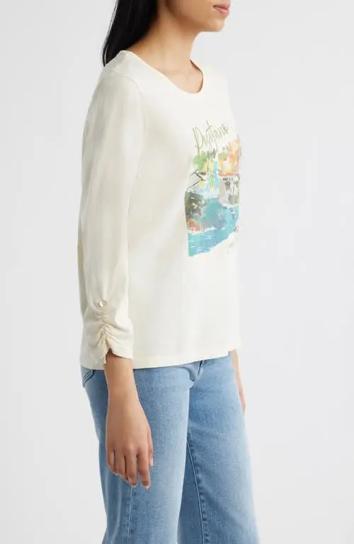 CITY BLUES Graphic Print Cotton T-shirt