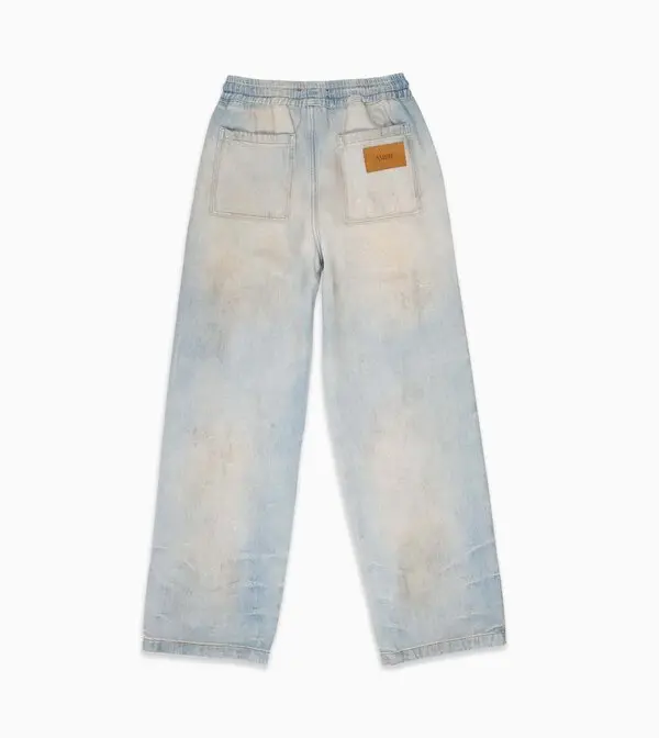 Amiri Distressed Denim Drawstring Trousers