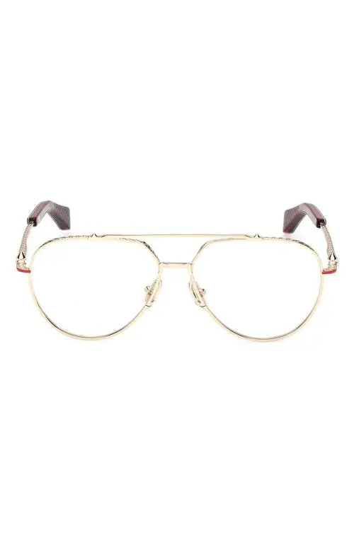 CHRISTIAN LOUBOUTIN Pilot Optical Glasses - Pale Gold