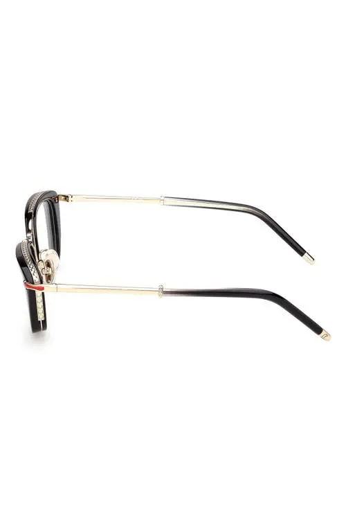 CHRISTIAN LOUBOUTIN Geometric Optical Glasses - Black