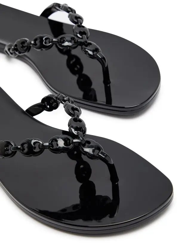 Tory Burch Gemini Jelly Sandals - Black