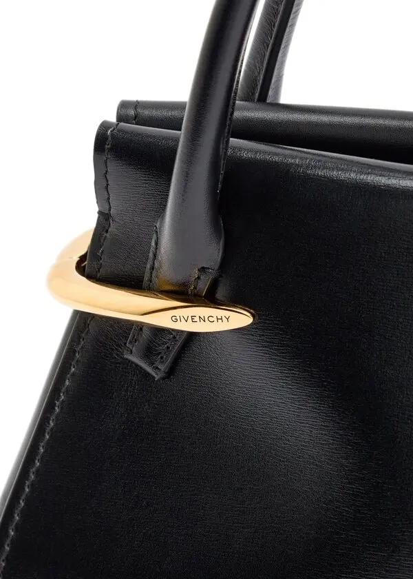 Givenchy Pinch Mini Leather Top Handle Bag - Black