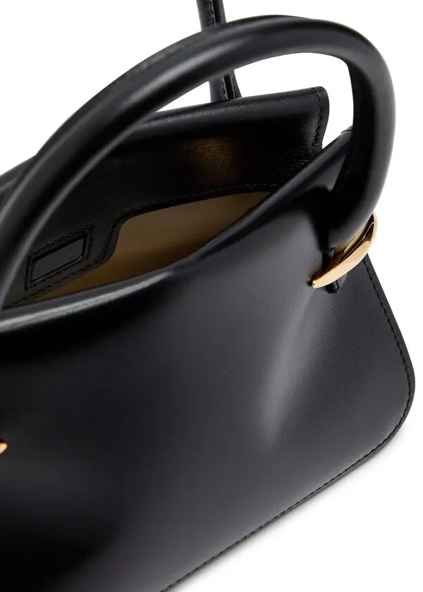 Givenchy Pinch Mini Leather Top Handle Bag - Black