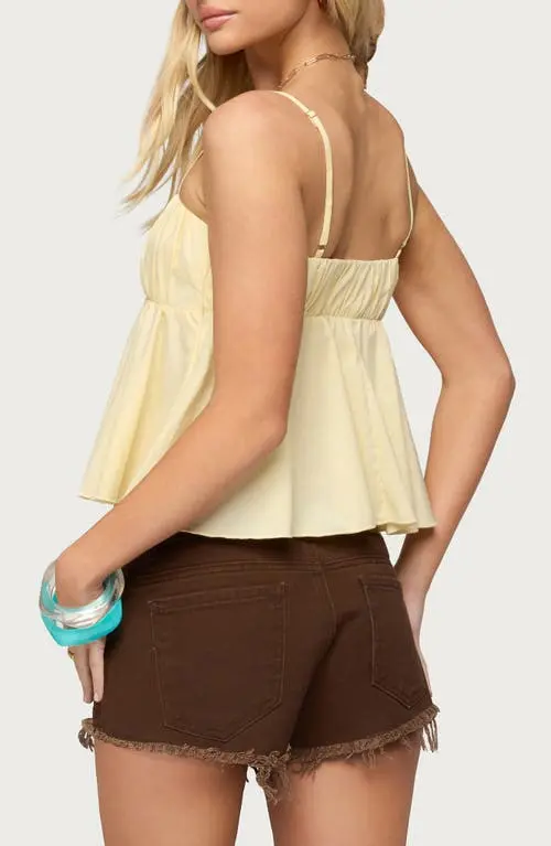 EDIKTED Ruched Babydoll Camisole