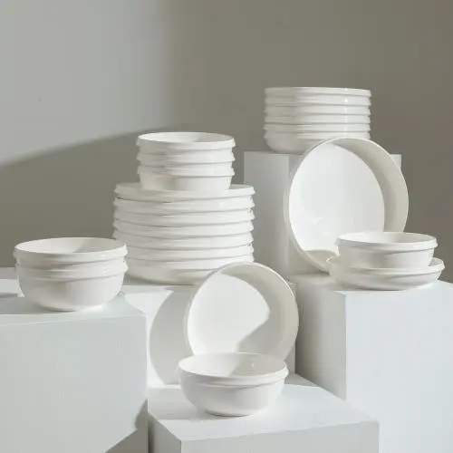 STONE + LAIN Verso Porcelain 24-piece Dinnerware Set