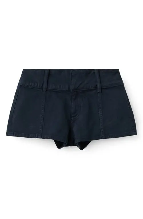 Mango Low Rise Denim Mini Shorts
