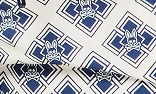 Psycho Bunny Tobias Geo Print Swim Trunks