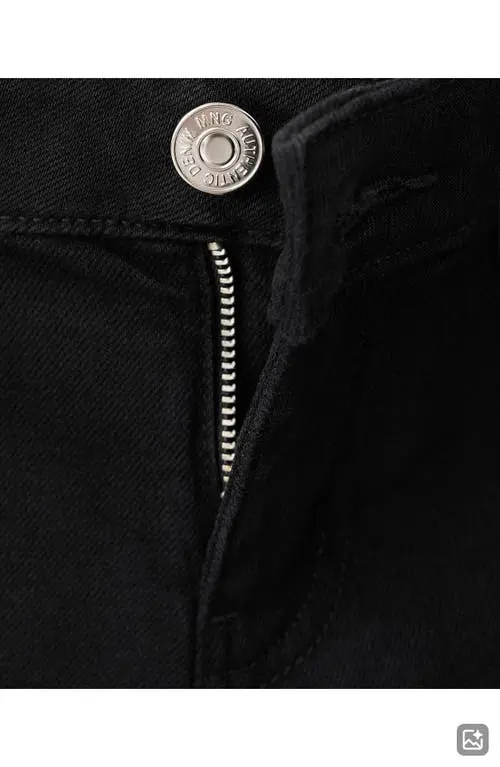 Mango Studded Low Rise Denim Shorts