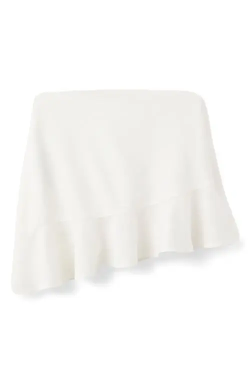 Mango Asymmetrical Ruffled Miniskirt