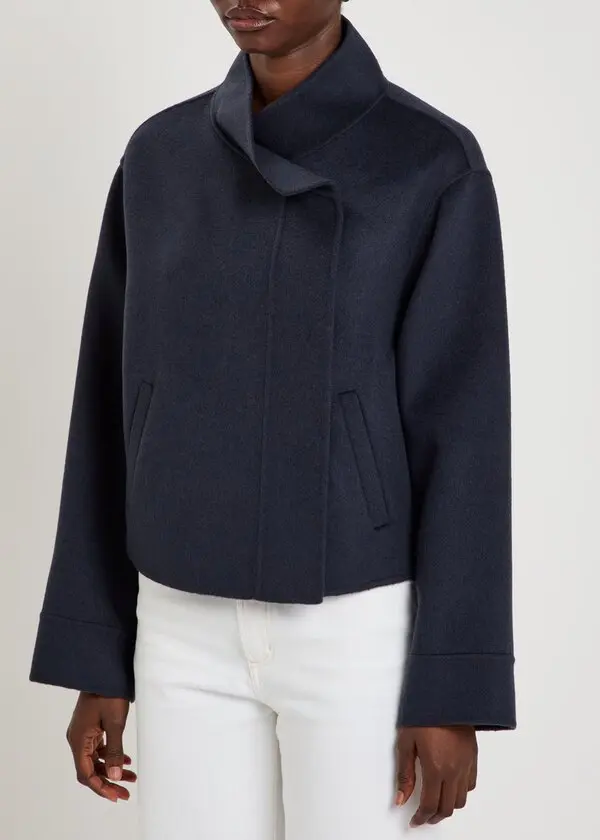 Emporio Armani Wool And Cashmere-blend Jacket