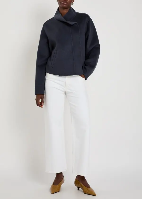 Emporio Armani Wool And Cashmere-blend Jacket