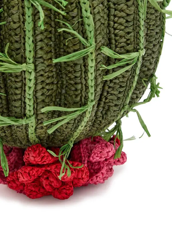 ANYA HINDMARCH Cactus Raffia Cross-body Bag