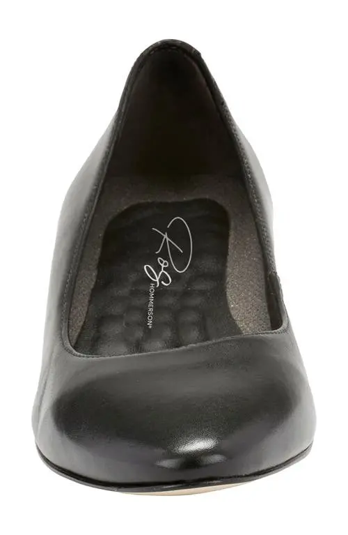ROS HOMMERSON Heidi Ii Pump - Black Leather