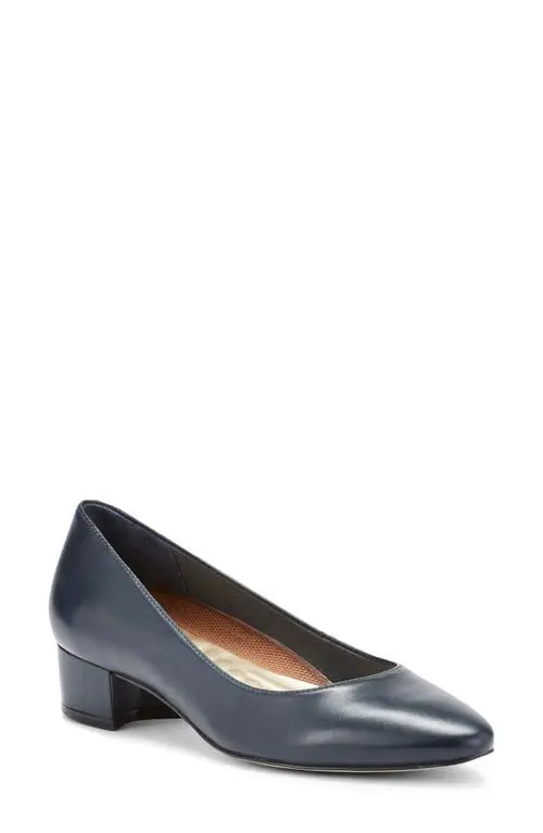 ROS HOMMERSON Heidi Ii Pump - Navy Leather