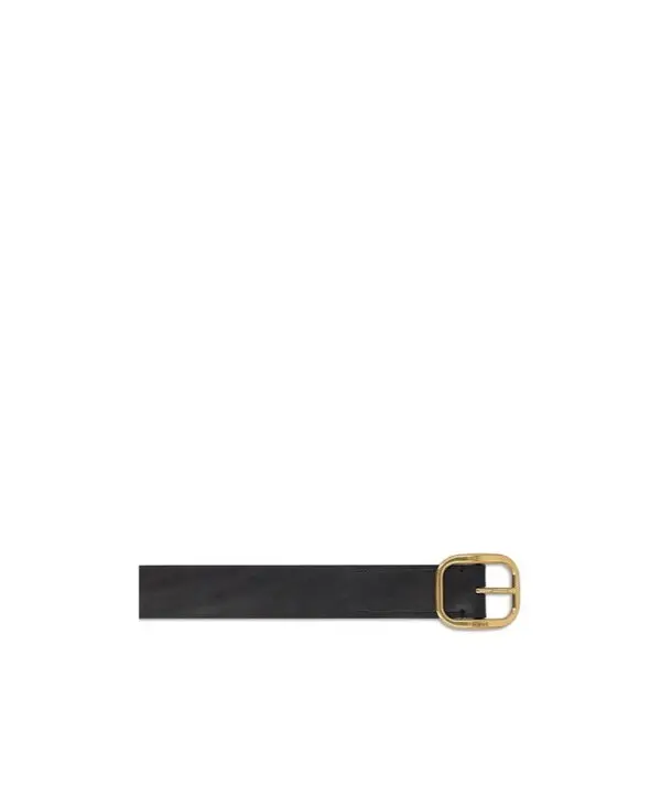 Loewe Logo Engraved Buckled Belt