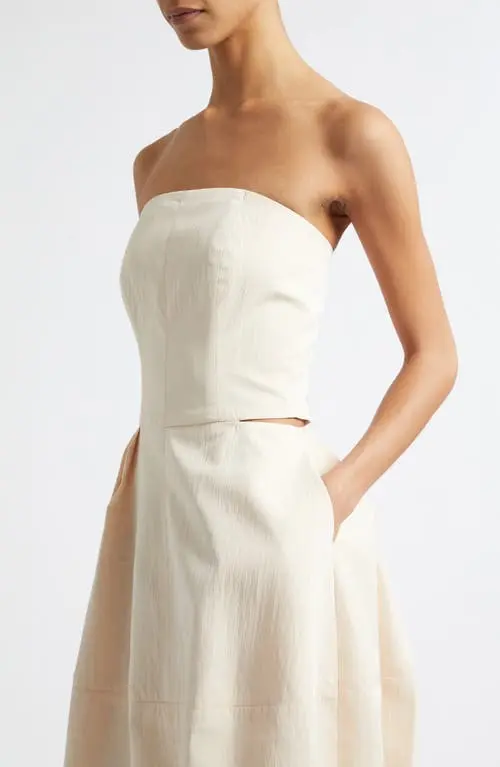 ISRAELLA KOBLA Senita Strapless Midi Dress