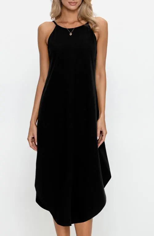 PS BY CUPSHE Sleeveless Curve Hem Midi Dress