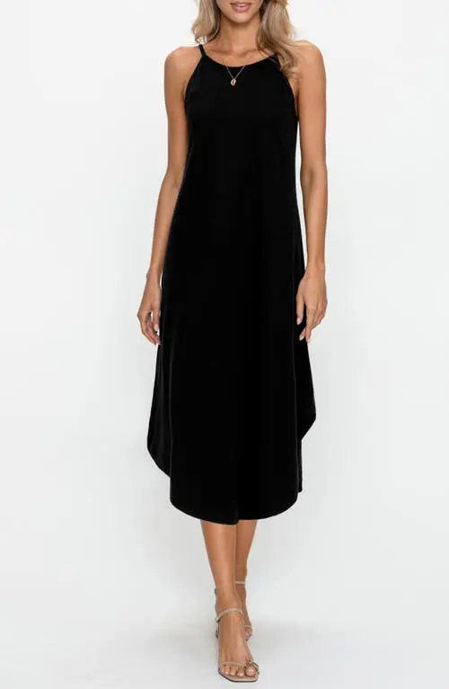 PS BY CUPSHE Sleeveless Curve Hem Midi Dress