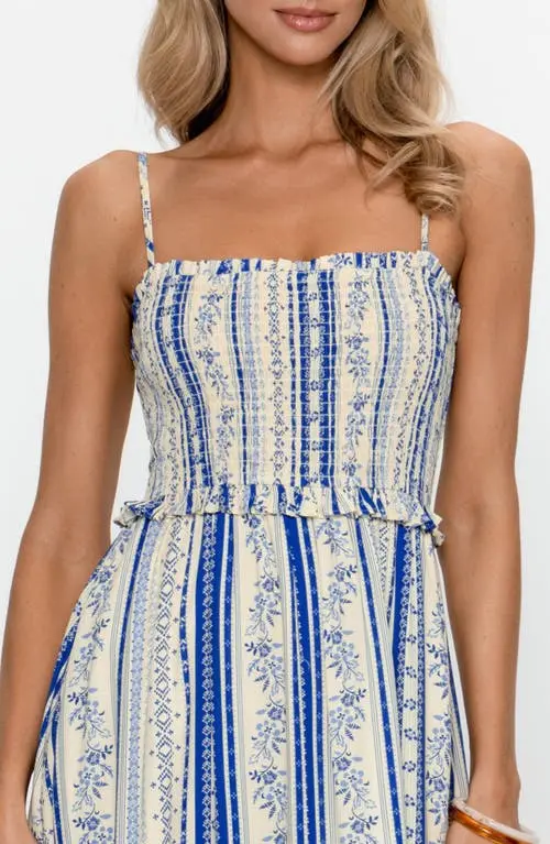 PS BY CUPSHE Sleeveless Striped A-line Midi Dress