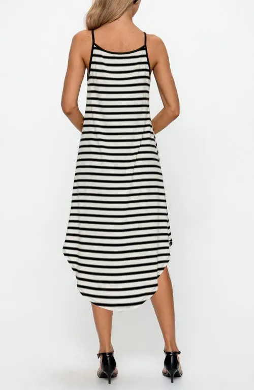 PS BY CUPSHE Sleeveless Stripe Midi Dress