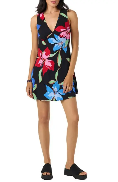 O'Neill Eloise Sleeveless Tropical Print Mini Dress