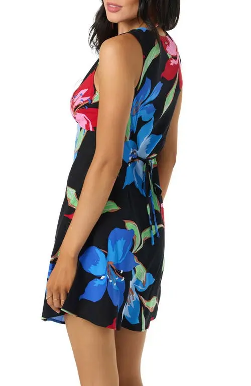 O'Neill Eloise Sleeveless Tropical Print Mini Dress
