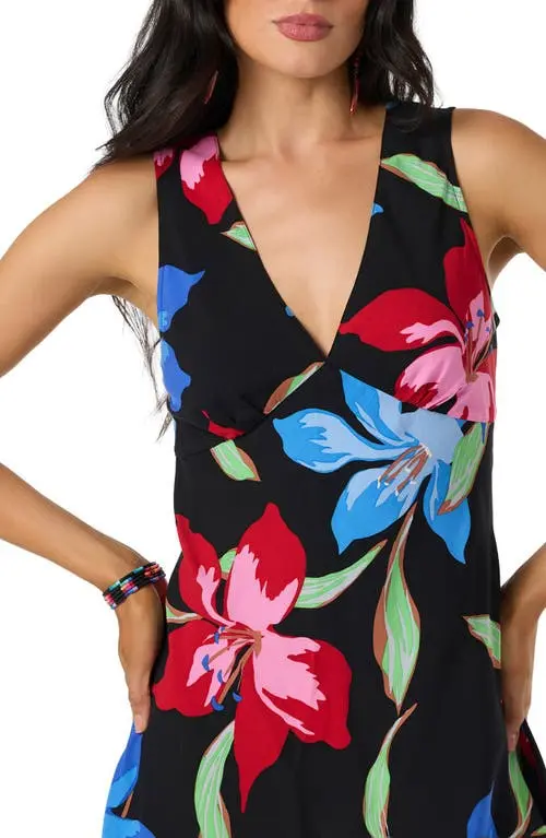 O'Neill Eloise Sleeveless Tropical Print Mini Dress