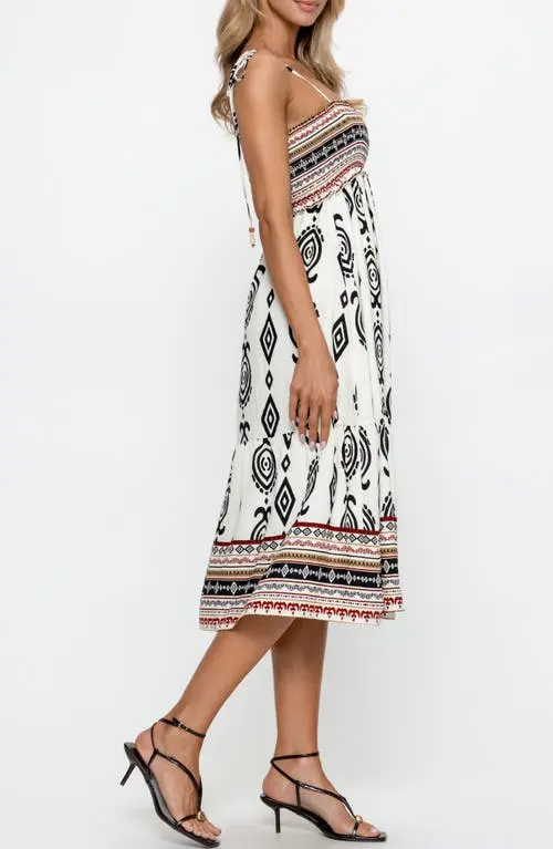 PS BY CUPSHE Sleeveless Printed Midi Dress