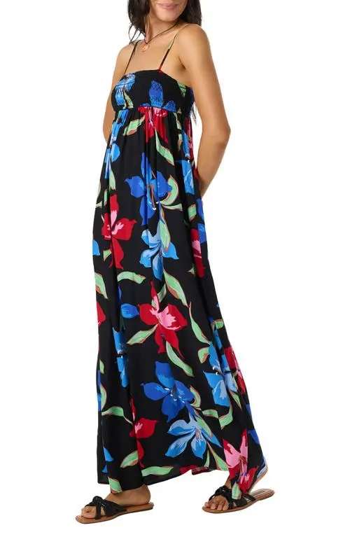 O'Neill Sleeveless Floral Print Maxi Dress