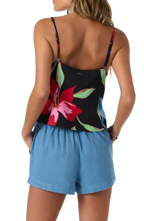 O'Neill Matilda Floral Print Sleeveless Camisole