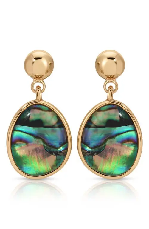 Ettika Orb Drop Earrings With - Abalone