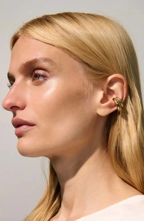 Demarson Lafayette Ear Cuff With Cascading Chain