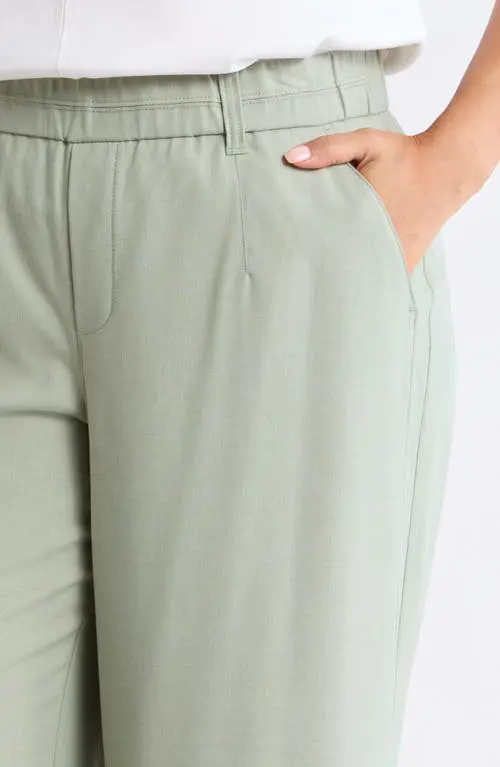 Wit & Wisdom Skyrise High Rise Wide Leg Pants - Eucalyptus