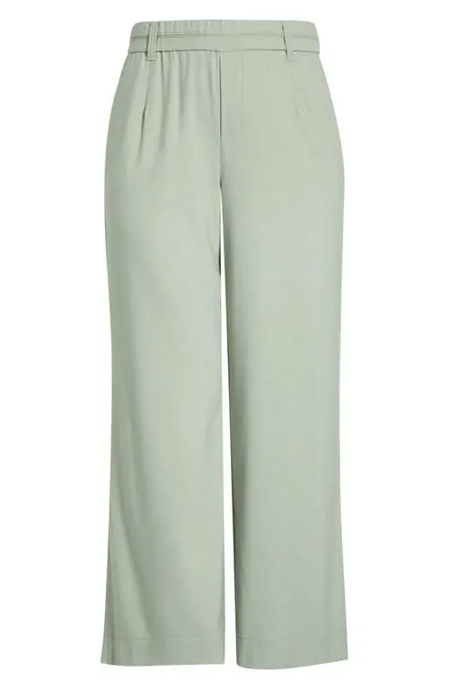 Wit & Wisdom Skyrise High Rise Wide Leg Pants - Eucalyptus