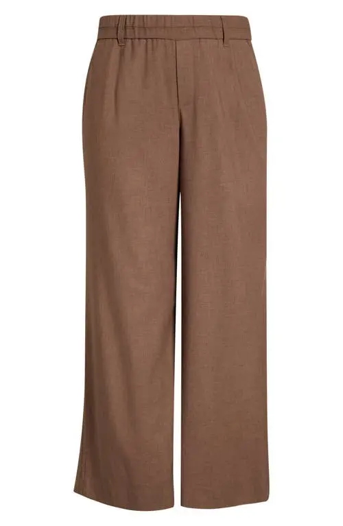 Wit & Wisdom Skyrise High Rise Wide Leg Pants - Mocha