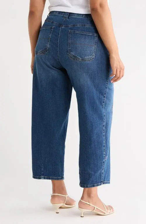 Wit & Wisdom High Waist Barrel Leg Jeans