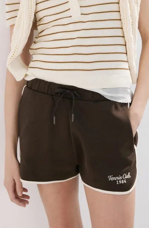 Mango Tennis Club Shorts With Contrast Trim