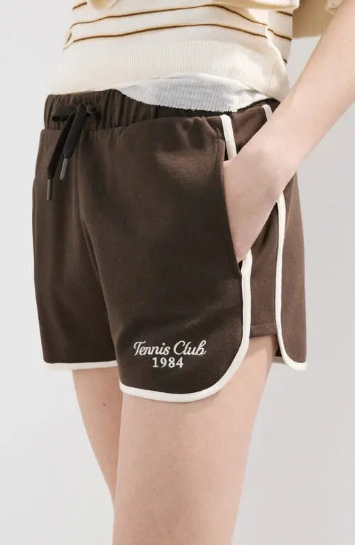 Mango Tennis Club Shorts With Contrast Trim