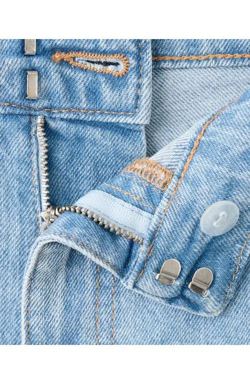 Mango Flap Pocket Jeans - Medium Blue