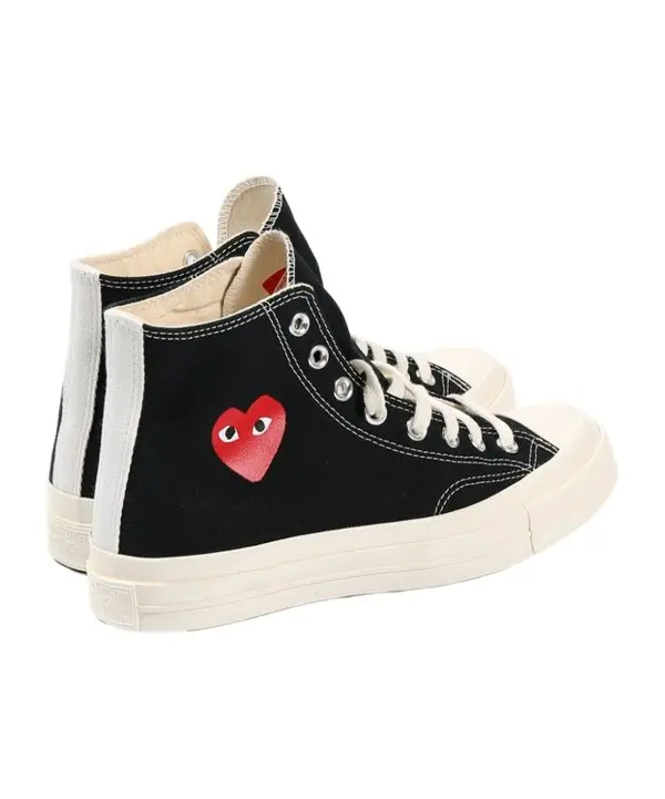 Play Comme Des Garcon Comme Des Garçons Play X Converse Lace-up High-top Sneakers