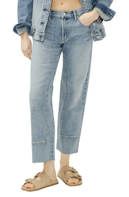 SILVER JEANS CO. Western Relaxed Ankle Straight Leg Jeans