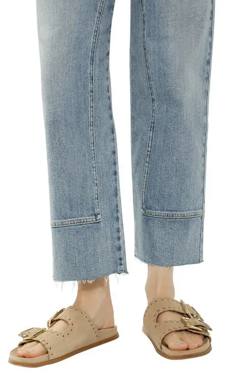 SILVER JEANS CO. Western Relaxed Ankle Straight Leg Jeans