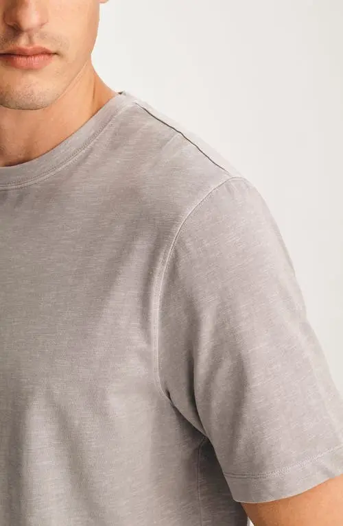 MAVI Pale Brown Slub Cotton Blend T-shirt