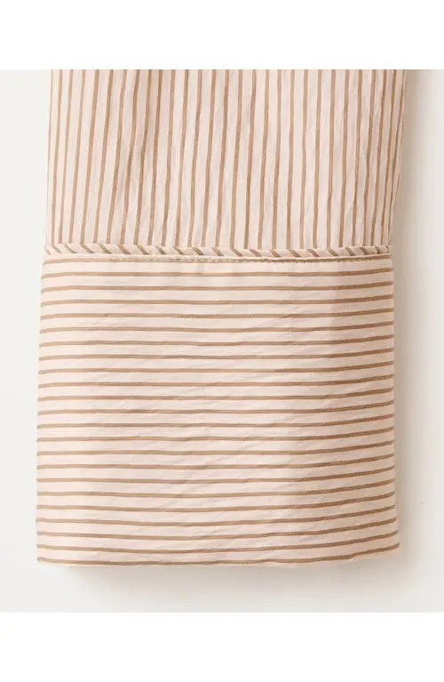 Mango Stripe Knot Detailing Asymmetrical Top