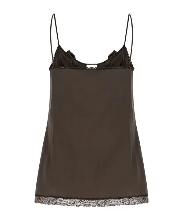 Magda Butrym Lace Trim Camisole Top
